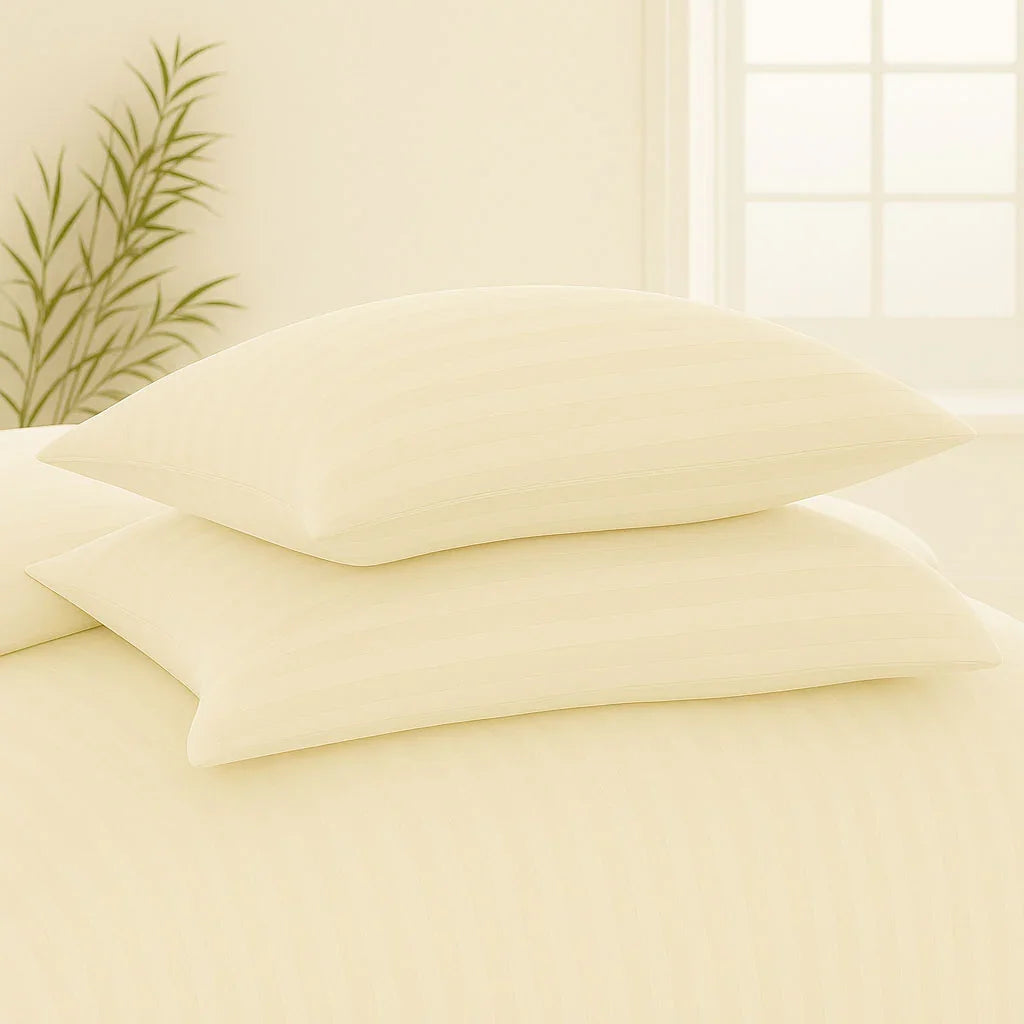 All Season Duvet Cover Set - Subtle Stripes | 100% Microfiber – Rezlan Home