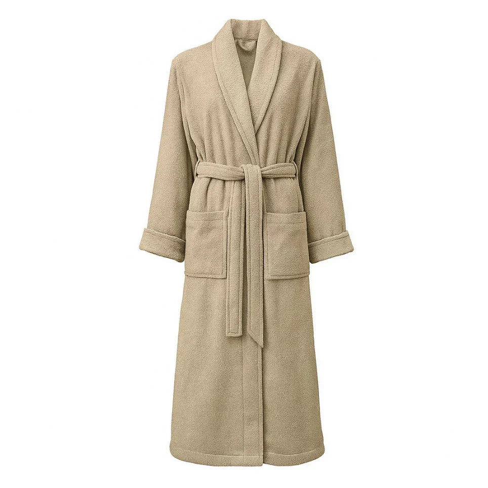 100% Cotton Plain Bathrobe for Men & Women | Unisex Luxury Robe ...